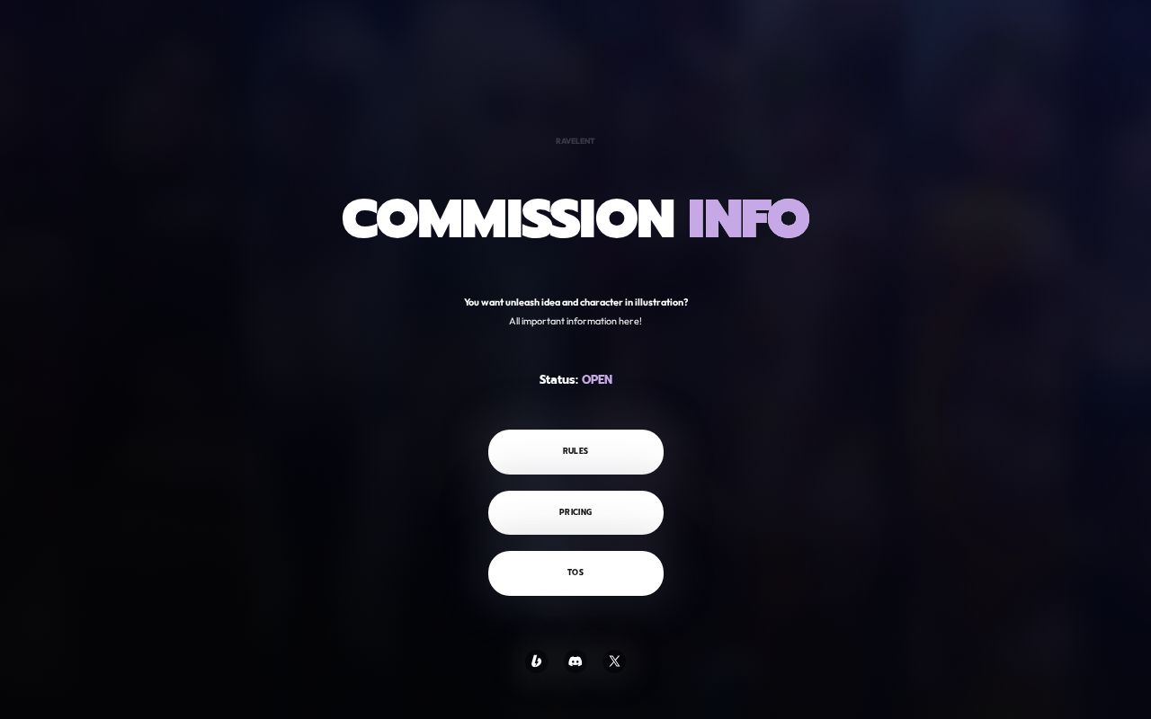 Commission Info | Ravelent